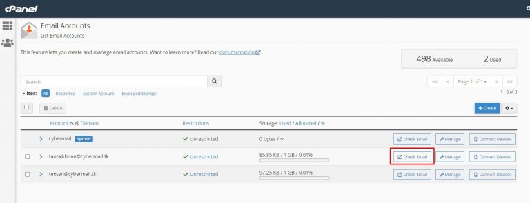 Hướng dẫn sử dụng webmail Email Server Pro - Hướng dẫn TENTEN