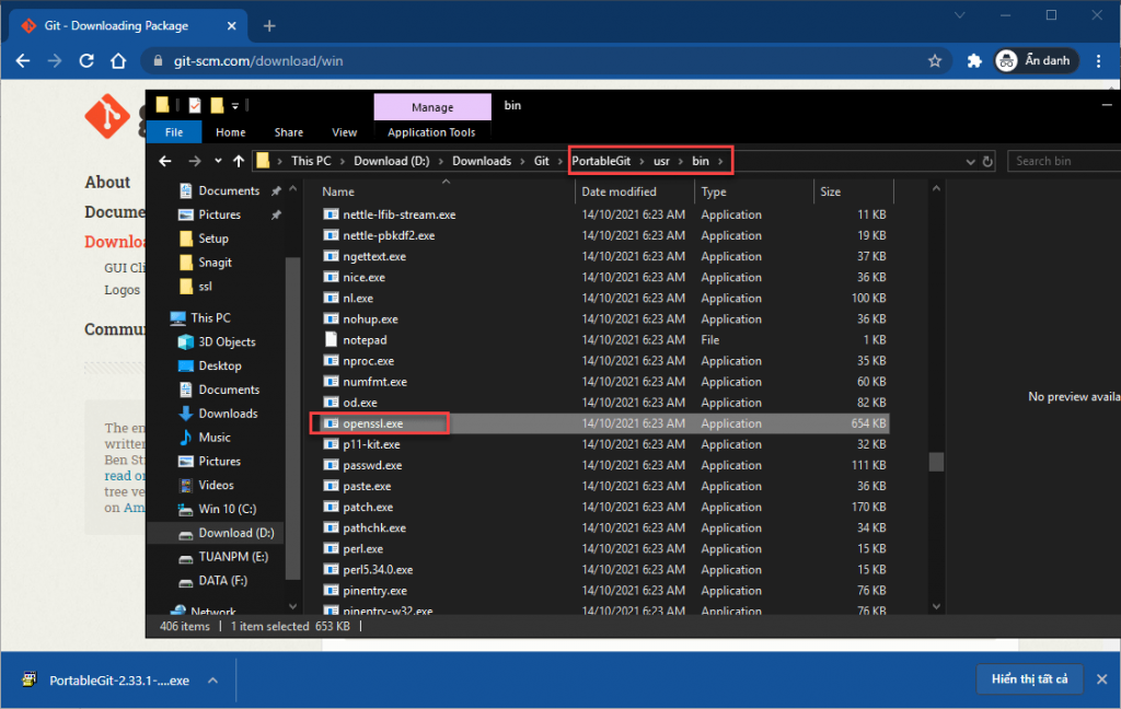 Hướng dẫn cài đặt OpenSSL trên Windows 10 - Hướng dẫn TENTEN