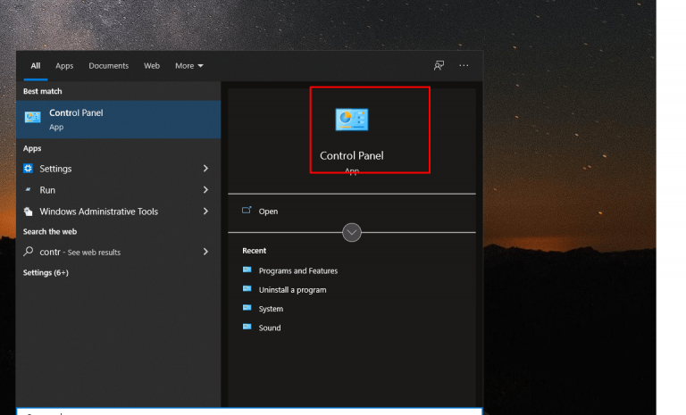 Cách mở Network and Sharing Center - Hướng dẫn TENTEN