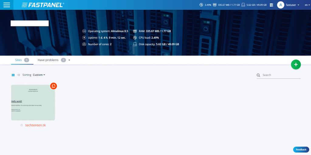 Hướng dẫn cài đặt nhiều phiên bản PHP trên FastPanel - Hướng dẫn TENTEN