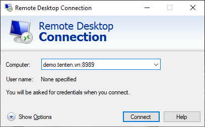 Đổi Port remote desktop Windows (Port 3389) - Hướng dẫn TENTEN