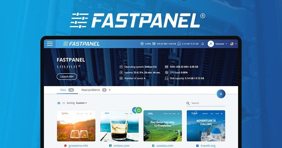 Hướng dẫn tạo database trên FASTPANEL - Hướng dẫn TENTEN